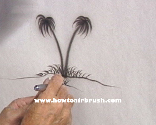 Airbrush Lesson 4 - Using Dagger Strokes - Airbrush Guru